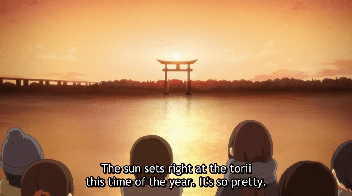 A Mysterious Torii Gate and a Rather Large Bridge – Yuru Camp ...